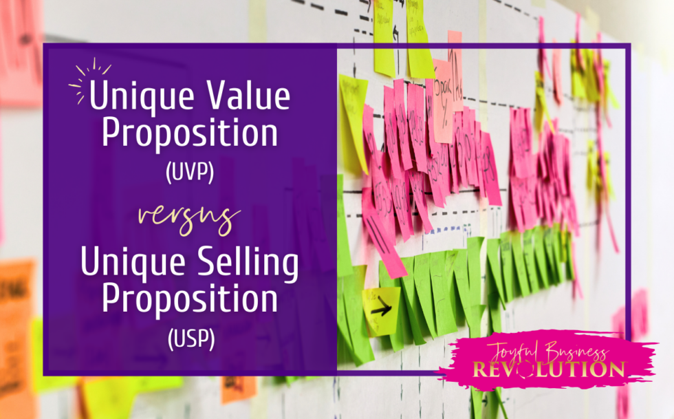 Unique Value Proposition (UVP) versus Unique Selling Proposition (USP ...